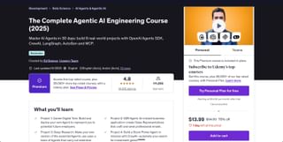 Best Udemy AI Courses for 2025: LLMs & AI Agents for AI Engineers